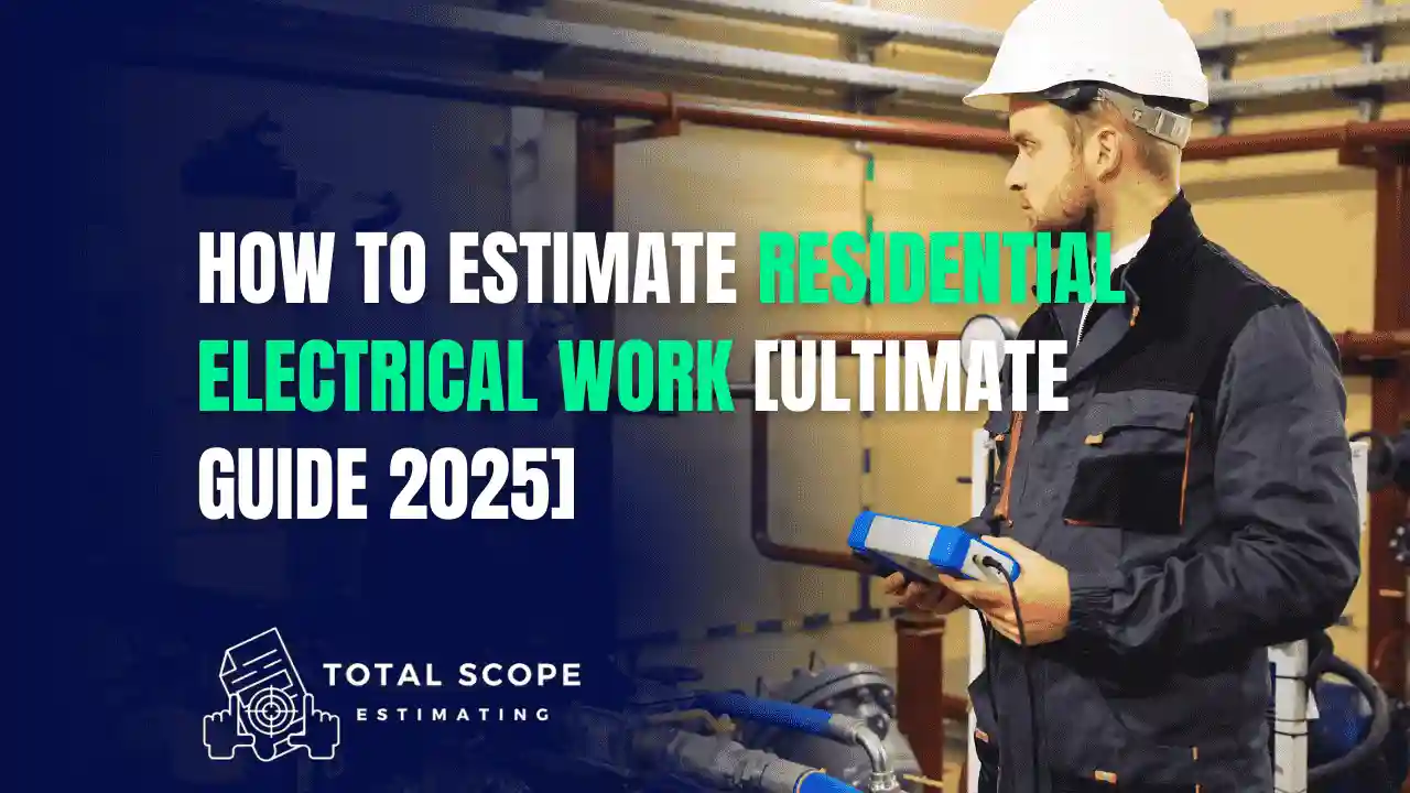 How To Estimate Residential Electrical Work [Ultimate Guide 2025] - Total Scope Estimating